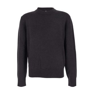 Sunflower Rundhalspullover mit &uuml;berschnittenen Schultern - - Knitwear - Herren - Braun - L
