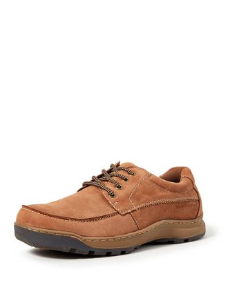 Hush Puppies Herren Tucker Derbys, Braun (Tan Nubuck Tan), 44 EU