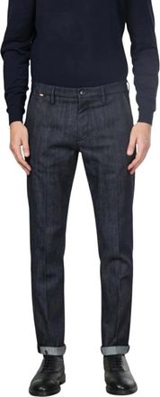 Mason's Pantalon Chino Osaka - Homme - Jeans - Bleu - Taille: L