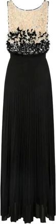 Elisabetta Franchi Femme, Robes, Noir, Taille: 44 FR Robe de soir&eacute;e coupe classique