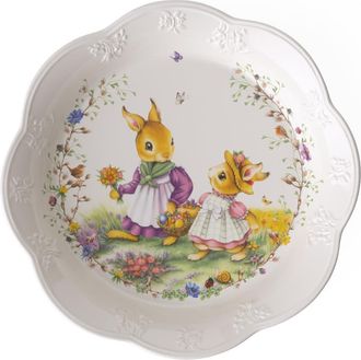 Villeroy & Boch Spring Fantasy, Schale gro&szlig;, Blumenwiese, 30,5x30,5x5cm, Premium Porzellan, Bunt