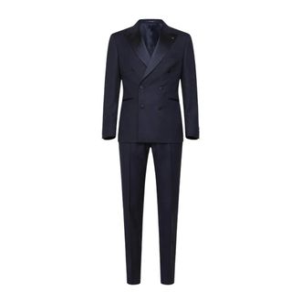 Tagliatore Homme, Costumes, Bleu, Taille: L Costume Crois&eacute;