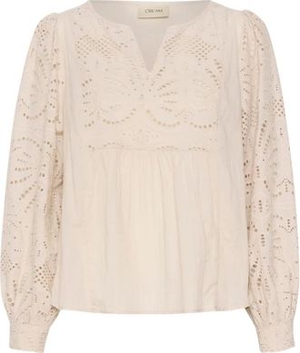 Cream CRDiana Bluse - - Blouses & Shirts - Damen - Beige - XS