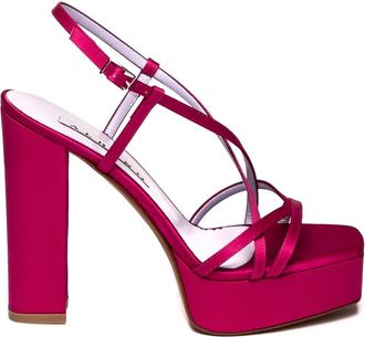 Albano Femme, Chaussures, Rose, Taille: 40 EU 3267 Sandale en Satin