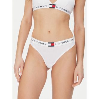Tommy Hilfiger Stringtanga UW0UW06039 Wei&szlig;