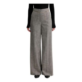 Simona Corsellini Wide Hosen - - Trousers - Damen - Grau - M