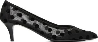 Isabel Marant Peleo Mesh-Pumps mit Polka Dots - Schwarz
