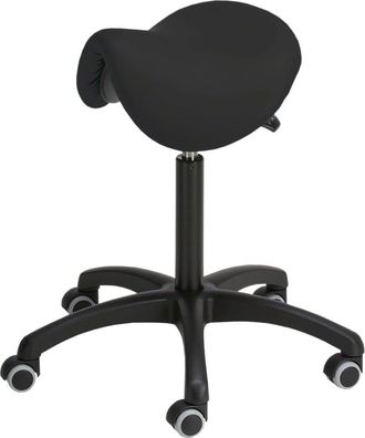 Sport-Tec Sattelhocker Standard mit Polster und Rollen, Rollhocker, Arbeitshocker