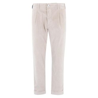 Jacob Cohen Homme, Pantalons, Brun, Taille: W36 Pantalone Crop Single Pince