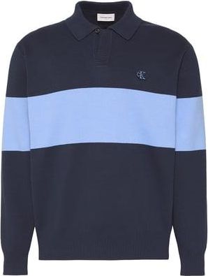Calvin Klein Pull &agrave; col polo en coton