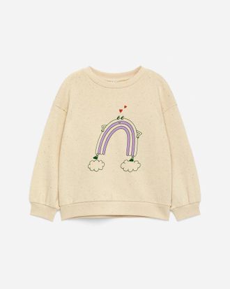Arket Bedrucktes Sweatshirt -Beige