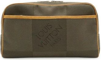Louis Vuitton unisex, Pre-owned, Vert, Taille: ONE Size Sac Banane en Tissu Pre-owned