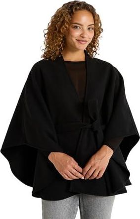 Grain de Malice Poncho Cape avec Ceinture