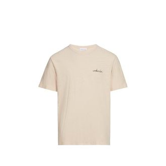 Maison Labiche Lin und Cotton Weekender T -Shirt - Beige