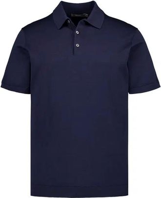 Boggi Milano Herren Polo-Shirt blau
