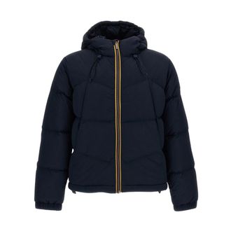 K-Way Gesteppte Daunenjacke - - Jackets - Herren - Blau - M