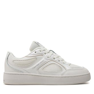 Calvin Klein Jeans Sneakers Calvin Klein Jeans Basket Cupsole Low Mix In Met YW0YW01387 Wei&szlig;