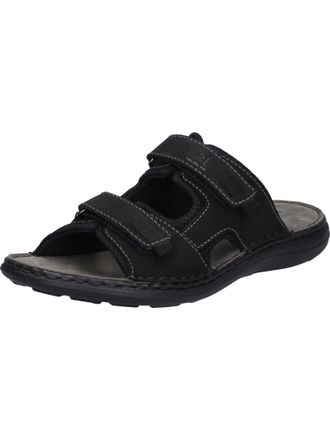 Josef Seibel Herren Klassische Sandalen Vincent 14,Weite G (Normal),offene Schuhe,Strandschuhe,Sandaletten,klettsandalen,schwarz,45 EU