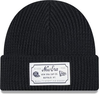 New Era Strick Wintermütze Short Cuff Beanie - Patch Navy