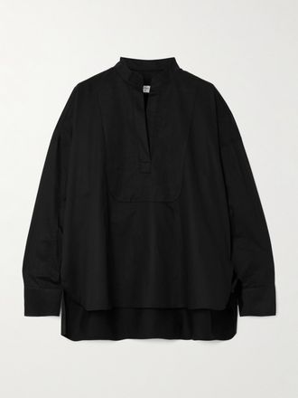 Abadia Blouse En Popeline De Coton - Noir