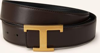 Tod's Tods Lederg&uuml;rtel Zum Wenden braun
