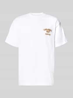 Carhartt Work in Progress Regular Fit T-Shirt mit Motiv-Print auf der R&uuml;ckseite