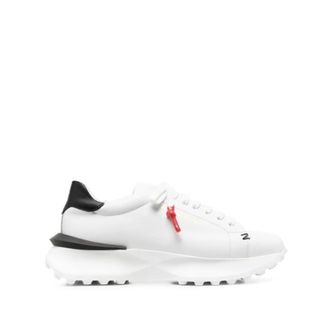 Giuliano Galiano Homme, Chaussures, Multicolore, Taille: 39 EU Baskets Cuir Blanc Noir