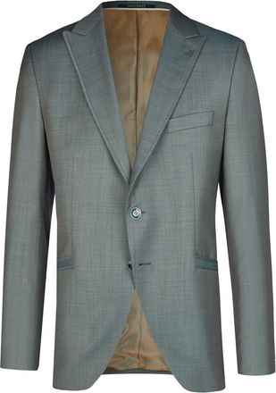 Wilvorst Einreiher-Sakko aus Schurwolle mit Innenfutter in