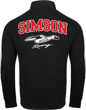 Spass Kostet Herren Trainingsjacke Sweatjacke Simson Racing Ostblech Simme motorrad Jungs
