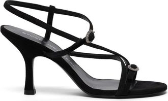 Stuart Weitzman Femme, Chaussures, Noir, Taille: 37 1/2 EU Sandales