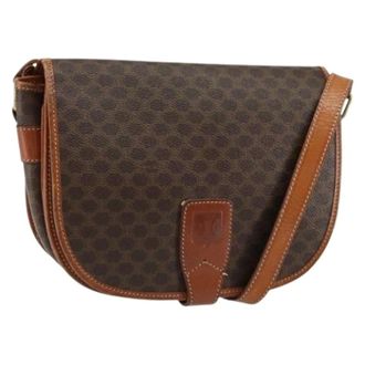 Celine Sac bandouli&egrave;re vintage Pre-owned - Femme - Pre-owned - Brun - Taille: ONE Size