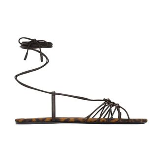 Saint Laurent Babylone Flat Sandal - - Shoes - Damen - Braun - 36 EU