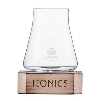Schott Zwiesel Zwiesel 1872 120768 Iconics Becher mit Holzsockel, Glas