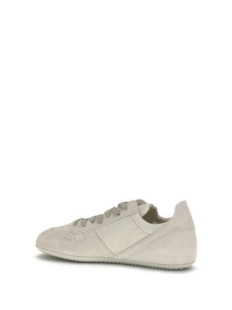 Rick Owens Calf Leather Sneaker - Beige
