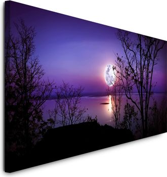 Paul Sinus Art GmbH Panorama 120x 50cm Panorama Leinwand Bild XXL Format Wandbilder Wohnzimmer Wohnung Deko Kunstdrucke