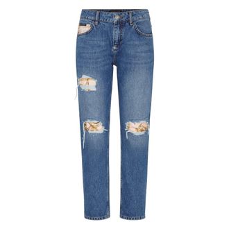 Philipp Plein Damen, Jeans, Blau, W26Gr&ouml;&szlig;e