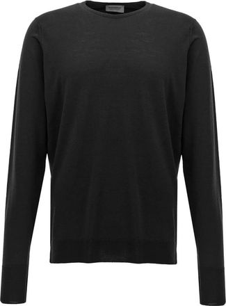 John Smedley Homme, Pulls, Noir, Taille: 2XL Marcus Wool Sweater