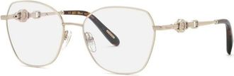 Chopard Femme, Accessoires, Jaune, Taille: 54 MM Metal Lunettes de soleil
