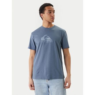 Quiksilver T-Shirt Ev Comp Logo EQYZT08182 Blau Regular Fit
