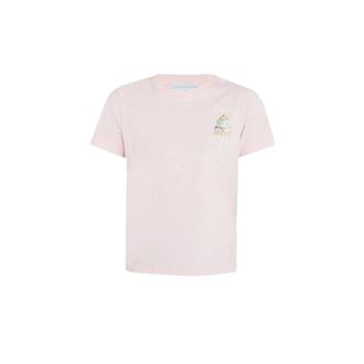 Casablanca Memphis Elements T-shirt - - Tops - Damen - Rosa - S