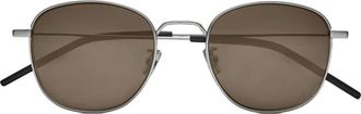 Saint Laurent round-frame sunglasses - Silber