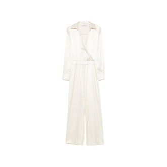 Jijil Femme, Combinaisons et Ensembles, Blanc, Taille: 40 FR 0024 Tuta Scollo Incrocio