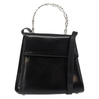 Ferragamo Pre-owned Lederhandtasche - - Pre-owned - Damen - Schwarzk - ONE SIZE