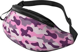 Generic Camouflage Militaire Sacs Banane Unisexe Sac Banane R&eacute;glable Poche Poitrine Pour Femme Course &Agrave; Pied V&eacute;lo &Agrave; Dos 14X35Cm