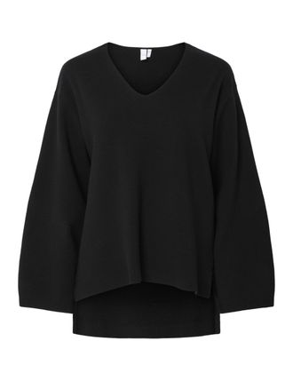 Vero Moda Yaselma Ls V-Neck Knit Pullover S. Noos