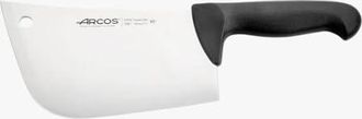 Arcos Fleischermesser Cleaver aus Nitrum Edelstahl 18 cm - Griff aus Polypropylen, Farbe Schwarz - Silber, Farberkennungssystem - Robust und Langlebig, Seri