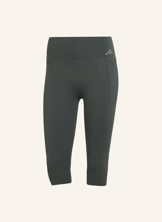 adidas Optime Workout Contour Capri-Leggings grau