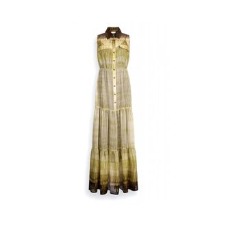 Liu Jo Bedrucktes Chiffon-Hemdblusenkleid - - Dresses - Damen - Mehrfarbig - XL