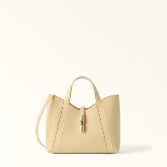 Furla Goccia Tote-bag S Morning Gelb Night-kalbsleder + Sidney-kalbsleder Damen