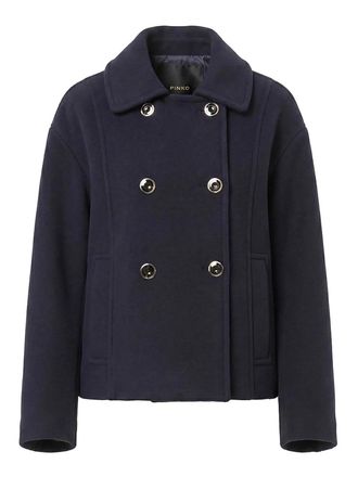 Pinko Kurzer Mantel - Blau